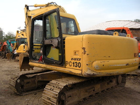 used Komatsu PC130-6E excavator year 2008 0.6cbm capacity 12 ton 6696hours