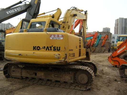 used Komatsu PC130-6E excavator year 2008 0.6cbm capacity 12 ton 6696hours