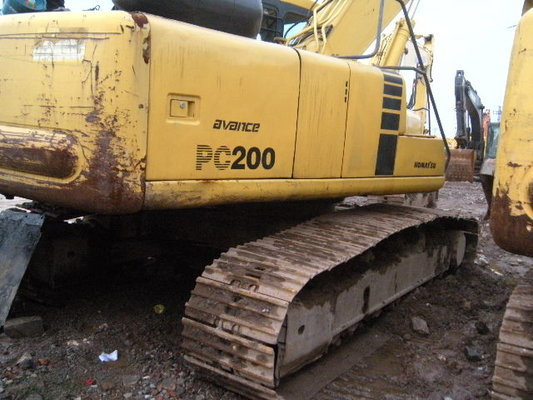 Second Hand Construction Equipment Excavator Year 2000 Used 6696 Hours 20 Ton Komatsu PC200-6
