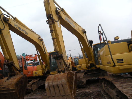 Second Hand Construction Equipment Excavator Year 2000 Used 6696 Hours 20 Ton Komatsu PC200-6
