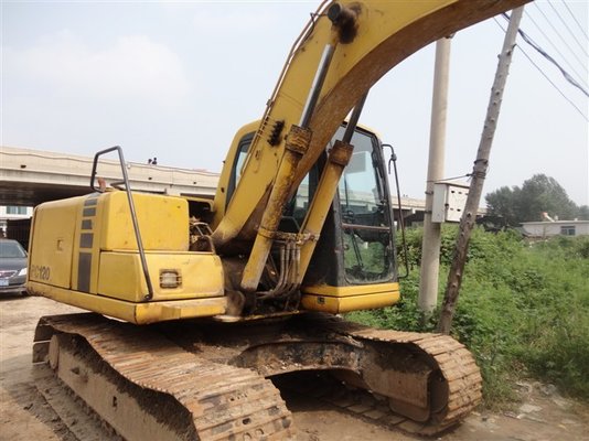 used Komatsu PC120-6 excavator year 2002 0.6cbm capacity 12 ton