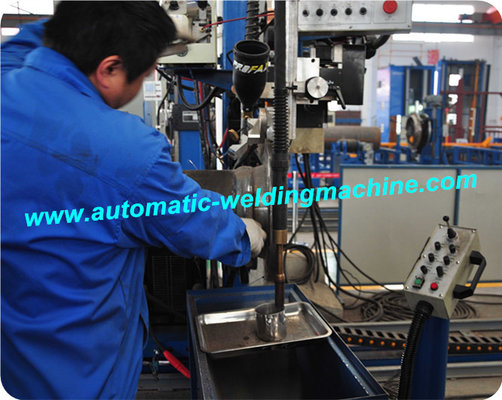 High Efficiency Automatic Welding Machine For Torch Pipe / Elbow / Flange Saw