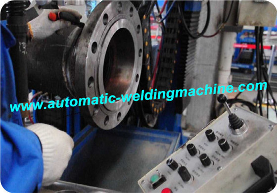 High Efficiency Automatic Welding Machine For Torch Pipe / Elbow / Flange Saw