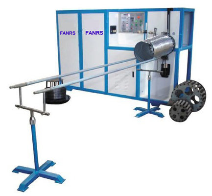 7 corrugation Aluminum Steel Wire Duct Forming Machine with CE PCL Control
