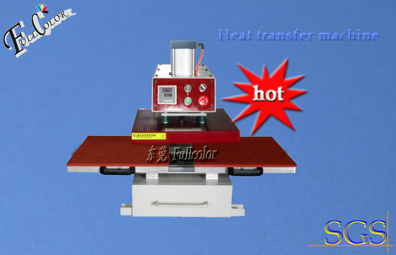 Bottom Glide Automatic Pneumatic Double Station Heat Press Transfer Machine
