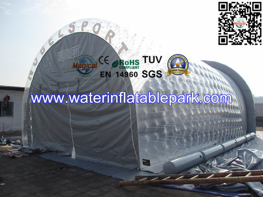 Outside Sealed Air Inflatable Tent For Outdoor Activity , 0.6mm PVC Tarpaulin