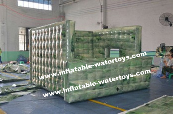 Custom Paintball Bunker Inflatable Sport Games for 10 Person 68PC