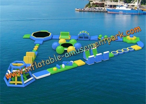 32OZ PVC Triangle Giant Beach Inflatable Water Parks Lake Floating Water Games