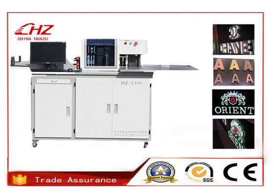 Aluminum Plate Metal Channel Letter Bender / CNC Letter Bending Machine
