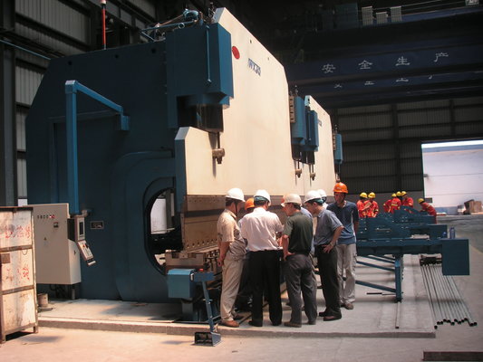 CE certified bridge panel straightening pipe Welding machine Production Line