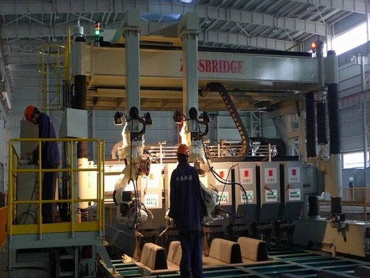 CE certified bridge panel straightening pipe Welding machine Production Line