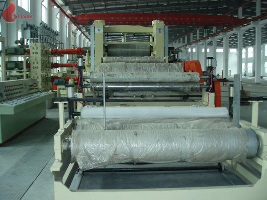 Artificial leather PVC Calender Machine High Precision / 4 roll calendering machine