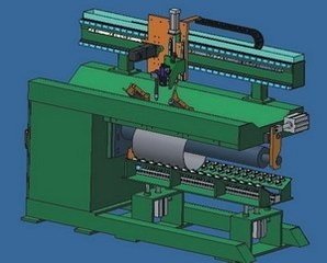 Weld Stainless Cylinders Longitudinal Seam Automatic Welding  Machine for DC Motor