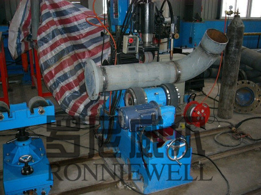 Process Pipe Prefabrication Line , Compact Rotator Elbow Automatic Welding Machine
