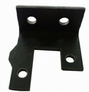 Custom Made Stamping Metal Parts Of Cabinet Shelf Bracket , Stamping Metal Sheet Bend Product