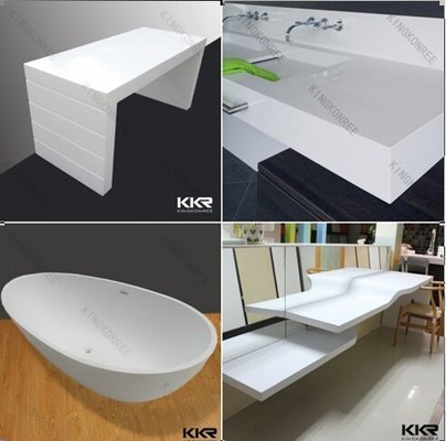3680mm X 760mm X 12mm Artificial Marble Acrylic Sheet Acrylic Solid Surface Sheet