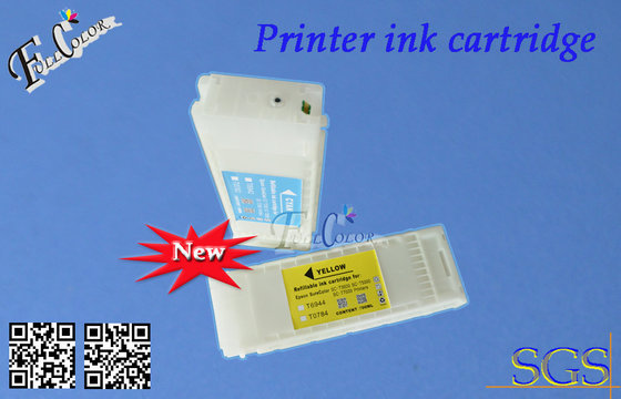 Cyan Yellow Large Format Ink Cartridge 700ml With ARC Chip For Epson
