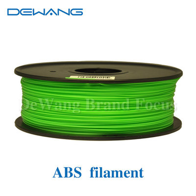 3mm ABS 3D Printer filament Compatible Makerbot RepRap, Rapman Fluogreen