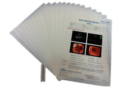 Laser / Inkjet Printing Medical Printing Film , Transparent Hospital Dry Film