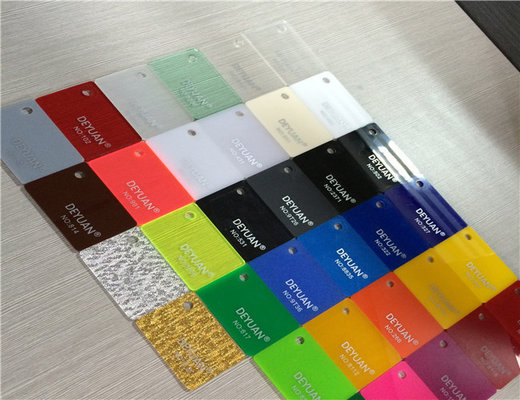 500mm Translucent Tinted Glass PMMA Acrylic Perspex Sheet , Custom Size