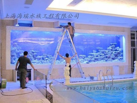 Milky Aquarium Pool PMMA Fluorescent Acrylic Sheet , Clear Plexiglass Panels