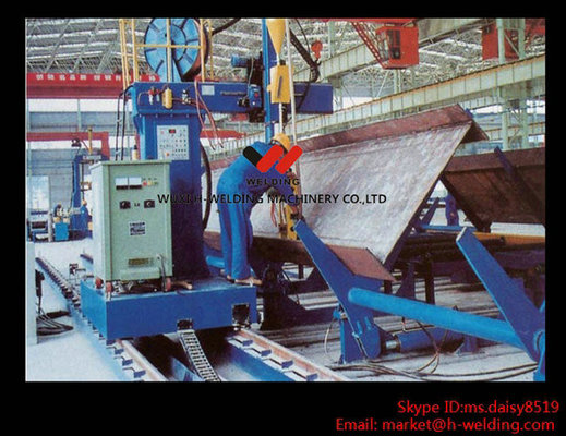High Speed Column-beam H-beam Automatic Welding Machine With Flux Feeding System