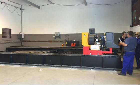 3000 x 12000 Custom-designed Plasma Cutting Equipment  With Long Worktable