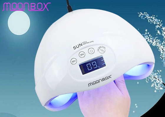 SUN 5 Plus 48w UV LED Nail Dryer with Automatic Sensor and LCD Time Display for 2 Hands