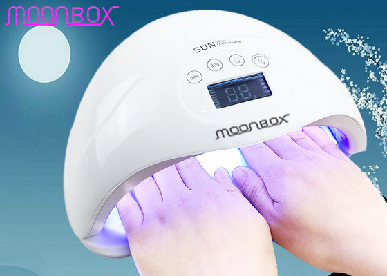 SUN 5 Plus 48w UV LED Nail Dryer with Automatic Sensor and LCD Time Display for 2 Hands