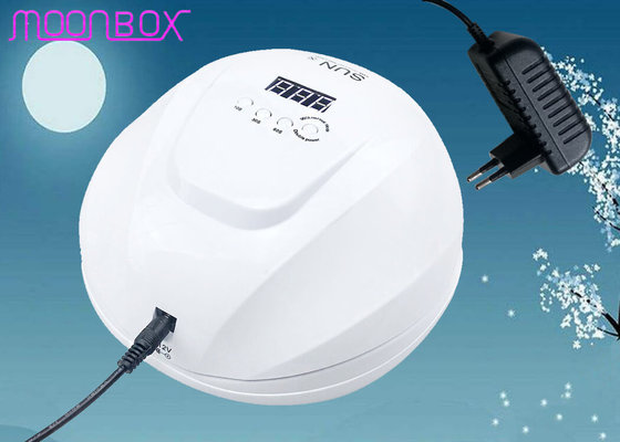 SUN X 54W Nail Drying Machine UV LED Nail Gel Polish Curing Lamp with Bottom 30s / 60s Timer LCD Display Lamp