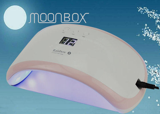 Moonbox brand Rainbow 8  Nail Varnish Drying Machine White and Pink 36w Low Temperature Fast Type