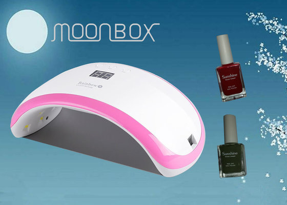 Moonbox brand Rainbow 8 Gel Curing Machine UV light gel nail dryer 21 lamp beads 36W