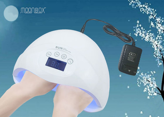 SUN 5 Plus 48w Gel Nail Polish Without UV Light Nail Art Tool LCD Time Display for 2 Hands