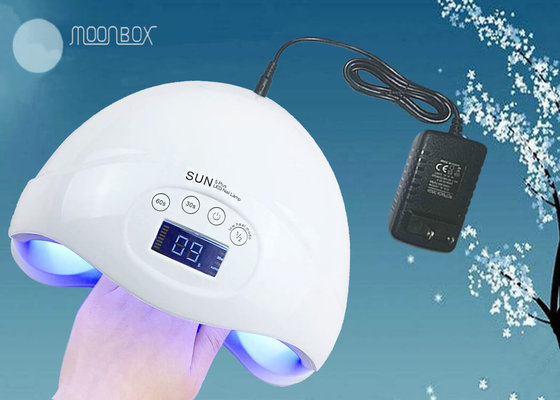 SUN 5 Plus 48w Gel Nail Polish Without UV Light Nail Art Tool LCD Time Display for 2 Hands