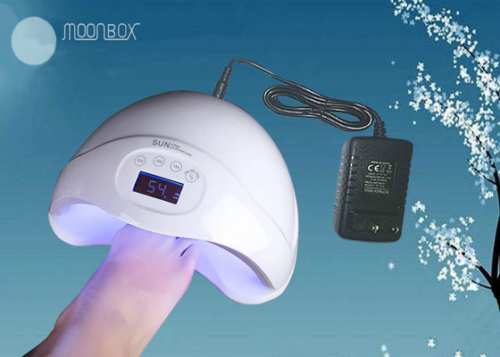 SUN 5 Plus 48w Gel Nails Light Box, Professional UV Nail Lamps With Large LCD Time Display for Two Hands
