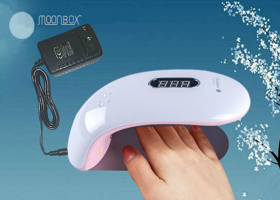 36W Rainbow 2 Nail Curing Lamp LCD Display 24 Lamps Nail Gel Polish Curing Lamp Automatic Sensor