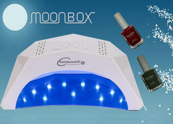 Rainbow 6 48w Nail Varnish Curing Machine For Gel Polish drying Manicure Polisher Auto sensor