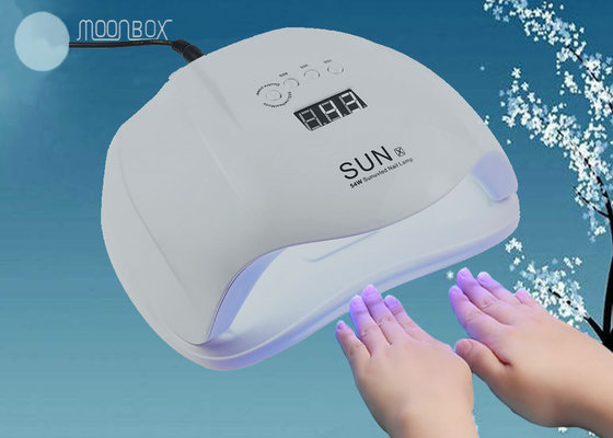 SUN X 54W LED Nail Gel Polish Curing Lamp with Bottom 30s / 60s Timer LCD Display Lamp