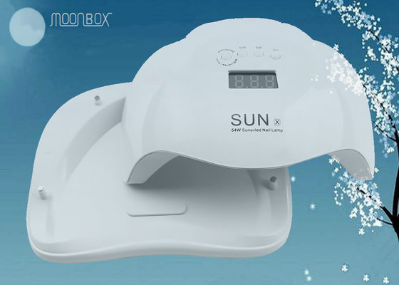 SUN X 54W  UV LED Nail Gel Polish Curing Lamp with Bottom 30s / 60s Timer LCD Display