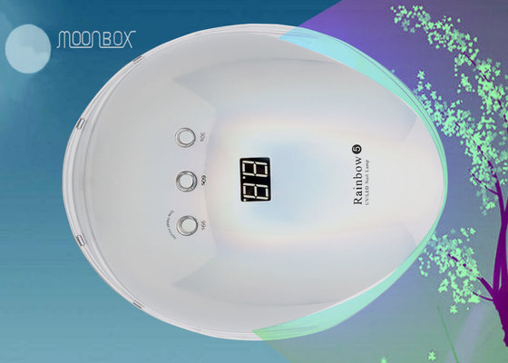 60W Rainbow 5H Gel Nail Curing Lamp Quick Drying and Removable Bottom Plate