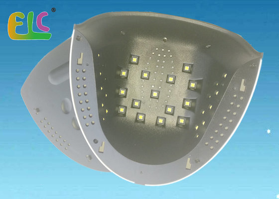 Power Adjustable Gelish Led Nail Lamp , Gel Manicure Led Light 60 Watt Quickly Dry