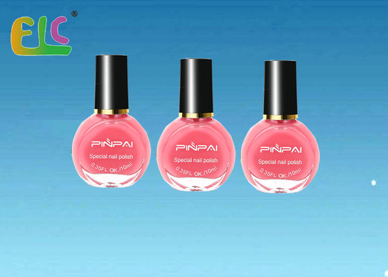 10ML Series UV Gel Nail Polish , UV Gel Fingernail Polish Semi Permanent Pink Color