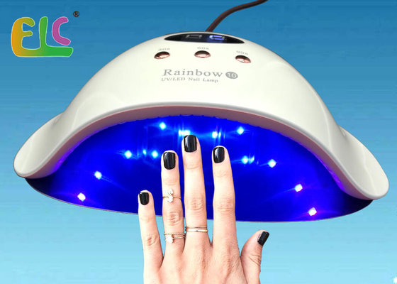 Manicure LED Nail Polish Dryer Uv Light 12 LED Beads 24 Watt Rainbow 10 100-240V