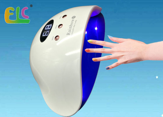 12 LED Beads LED Manicure Lamp 24 Watt ABS Materials Magnetic Stainless Steel Base