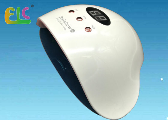 12 LED Beads LED Manicure Lamp 24 Watt ABS Materials Magnetic Stainless Steel Base