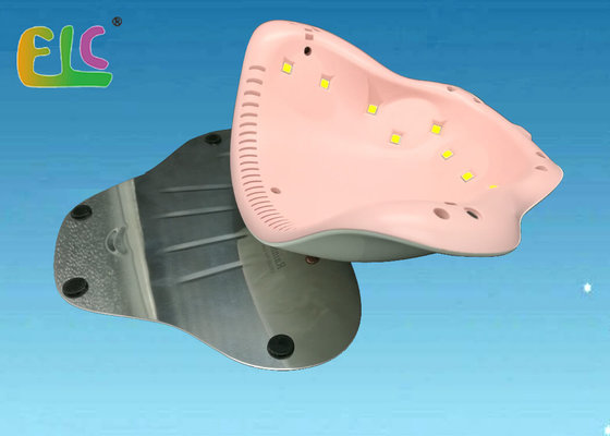 12 LED Beads LED Manicure Lamp 24 Watt ABS Materials Magnetic Stainless Steel Base