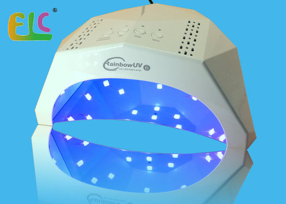 3 Time Setting Button Gel Manicure Uv Light 24W 48W 30 LED Rainbow 6 For Nail Salon