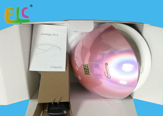 60 Watt UV Manicure Light Gel Nail Lamps Magic Pink Color 30 LEDs 3 Time Setting Rainbow 5H
