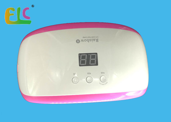 Smart Infrared Sensor Gel Manicure Machine 21 LEDs 36 Watt Rainbow 8 LCD Display