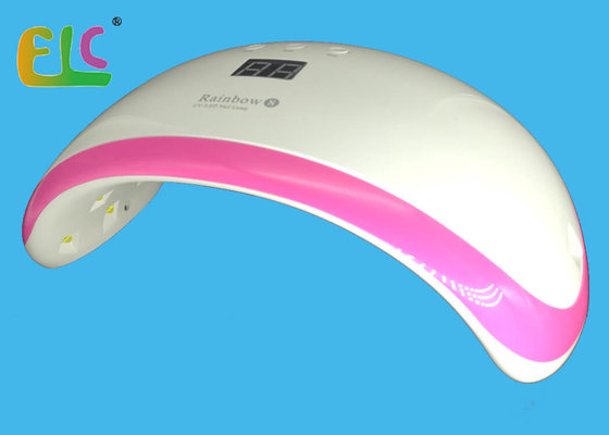Infrared Sensor Led Nail Curing Lamp , Gel Manicure Dryer 21 LEDs 36 Watt Rainbow 8